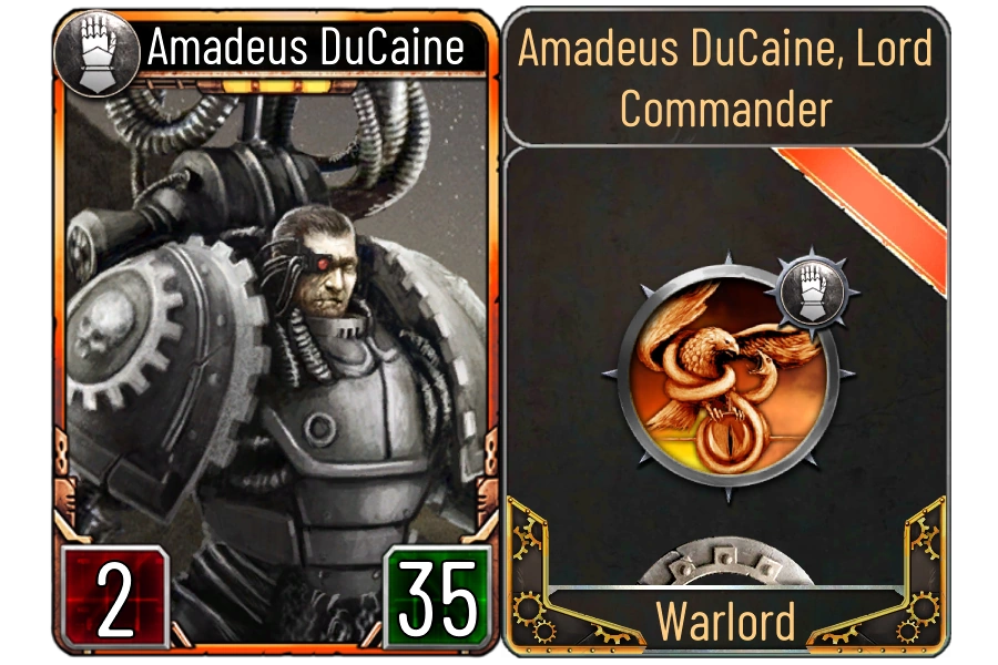 Amadeus DuCaine (Legacy) - Official Horus Heresy: Legions Wiki