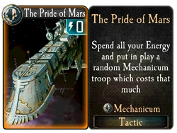 The Pride of Mars - Official Horus Heresy: Legions Wiki