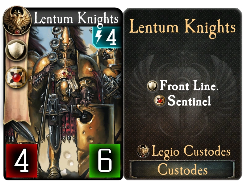 Lentum Knights - Official Horus Heresy: Legions Wiki
