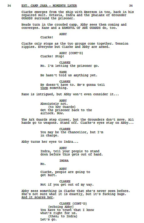 Coup de Grâce/Transcript | The 100 Wiki | Fandom