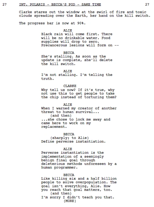 Perverse Instantiation (Part 2)/Transcript | The 100 Wiki | Fandom