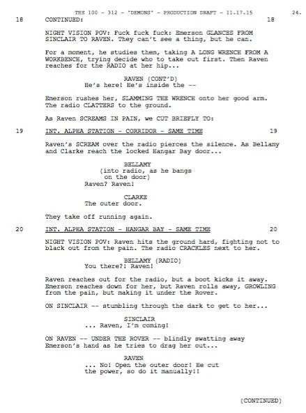 Demons/Transcript | The 100 Wiki | Fandom