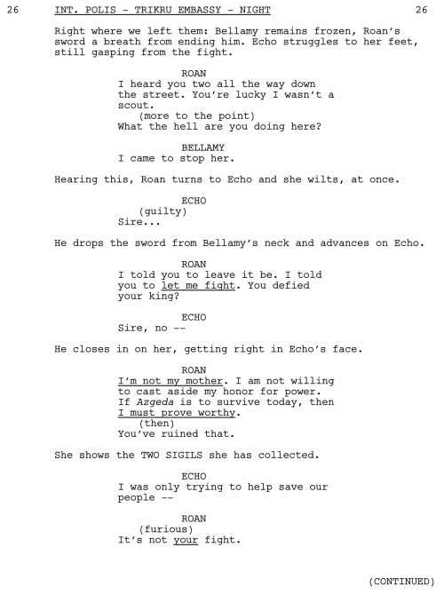 Die All, Die Merrily/Transcript | The 100 Wiki | Fandom