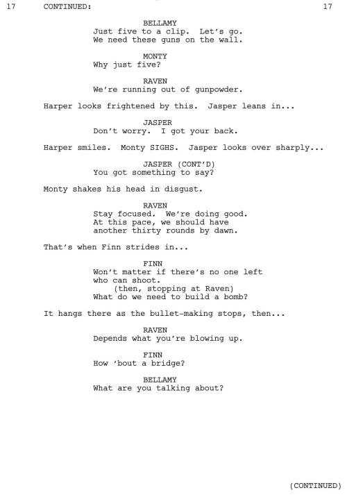 I Am Become Death/Transcript | The 100 Wiki | Fandom