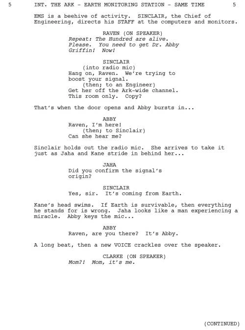 Contents Under Pressure/Transcript | The 100 Wiki | Fandom