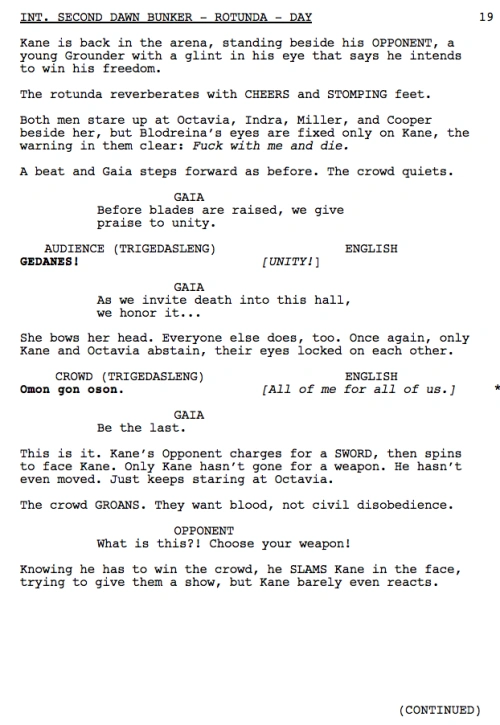 Pandora's Box/Transcript | The 100 Wiki | Fandom