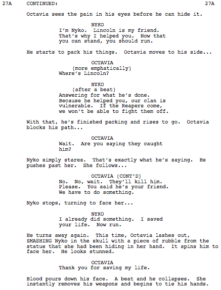 Inclement Weather/Transcript | The 100 Wiki | Fandom