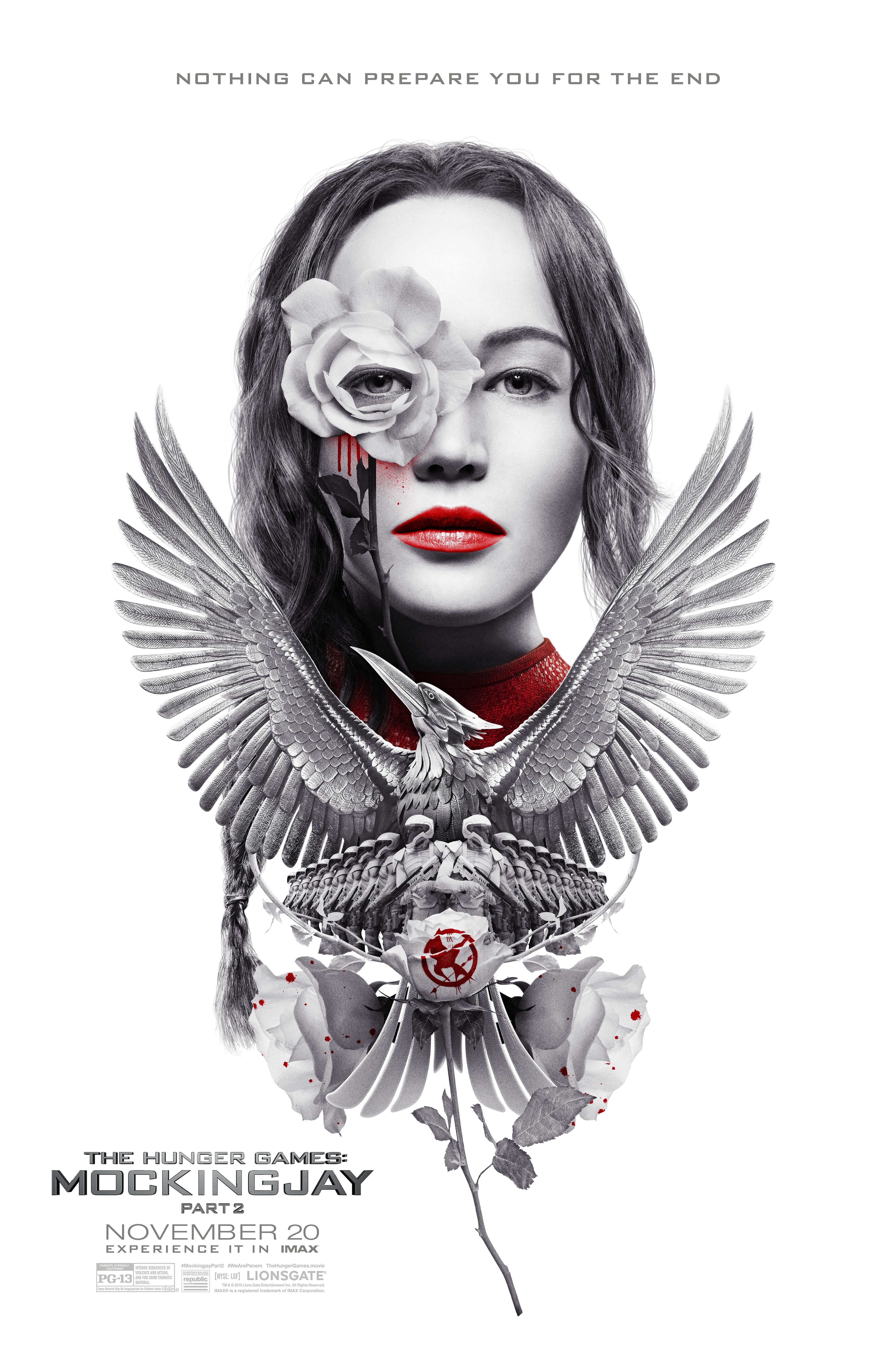 Jennifer Lawrence Hunger Games Mockingjay Poster