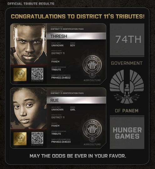 Hunger Games Salute District 11