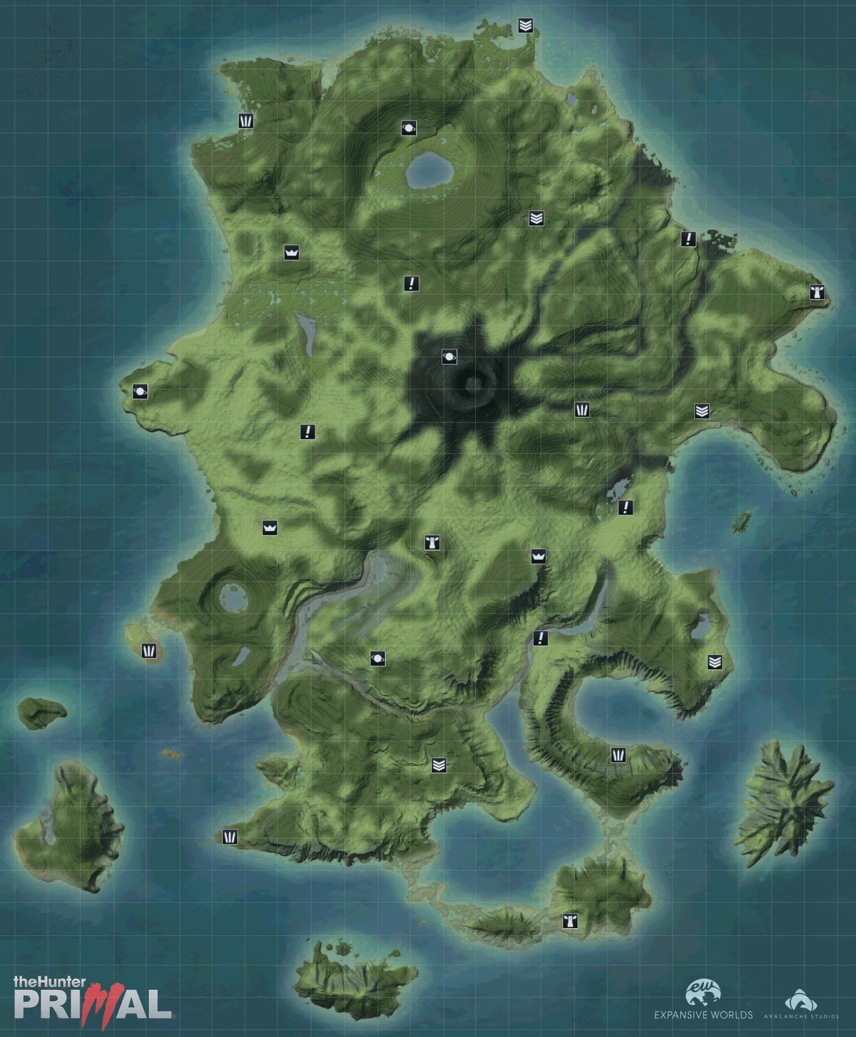 Primal Eden Map | Thehunter: Primal Wiki | Fandom