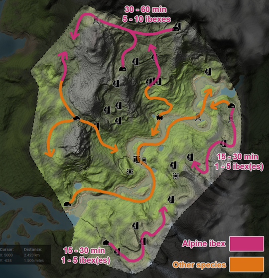Hunting Tactics Alpine Ibex | The Hunter Wikia | Fandom