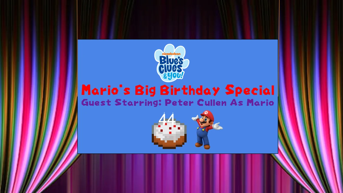 Blue's Clues & You: Mario's Big Birthday Special | TheIdea2Revised Wiki ...