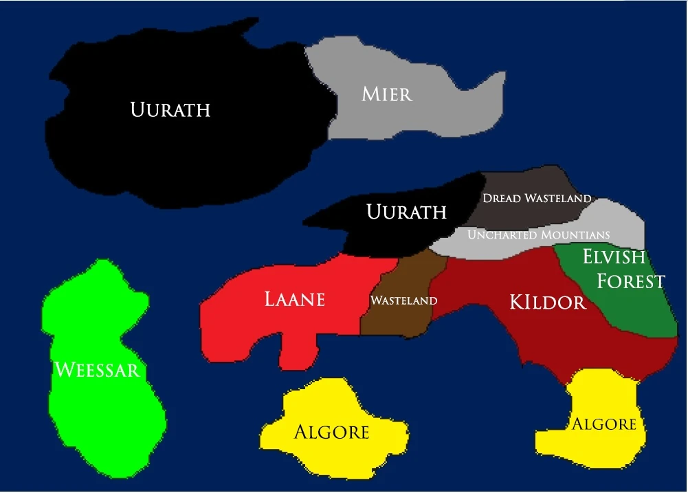 Regions of Reaal | The Realm of Reaal Wiki | Fandom