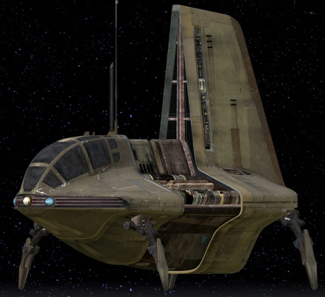 Separatist Council's Sheathipede-class transport shuttle | Star Wars ...
