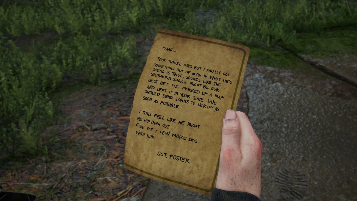 WLF interrogator letter | The Last of Us Wiki | Fandom