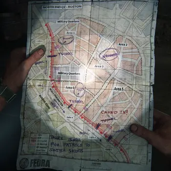 Mapa de la ZC de Boston | Wiki The Last of Us | Fandom