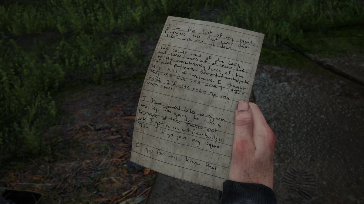 Soldier's letter | The Last of Us Wiki | Fandom