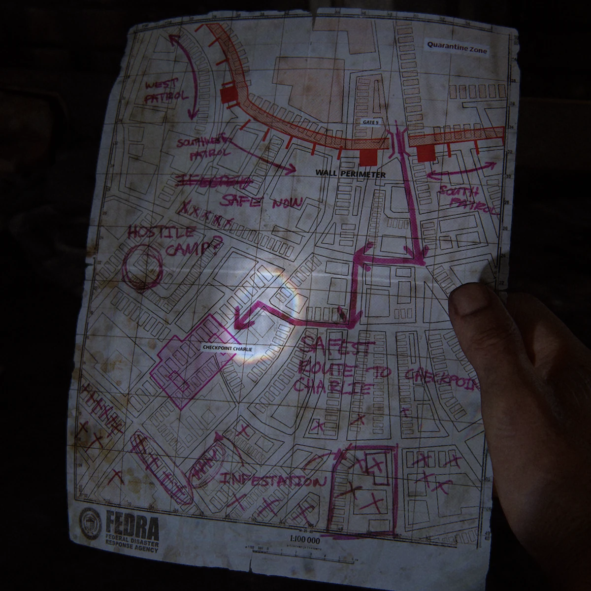 Patrol routes map | The Last of Us Wiki | Fandom