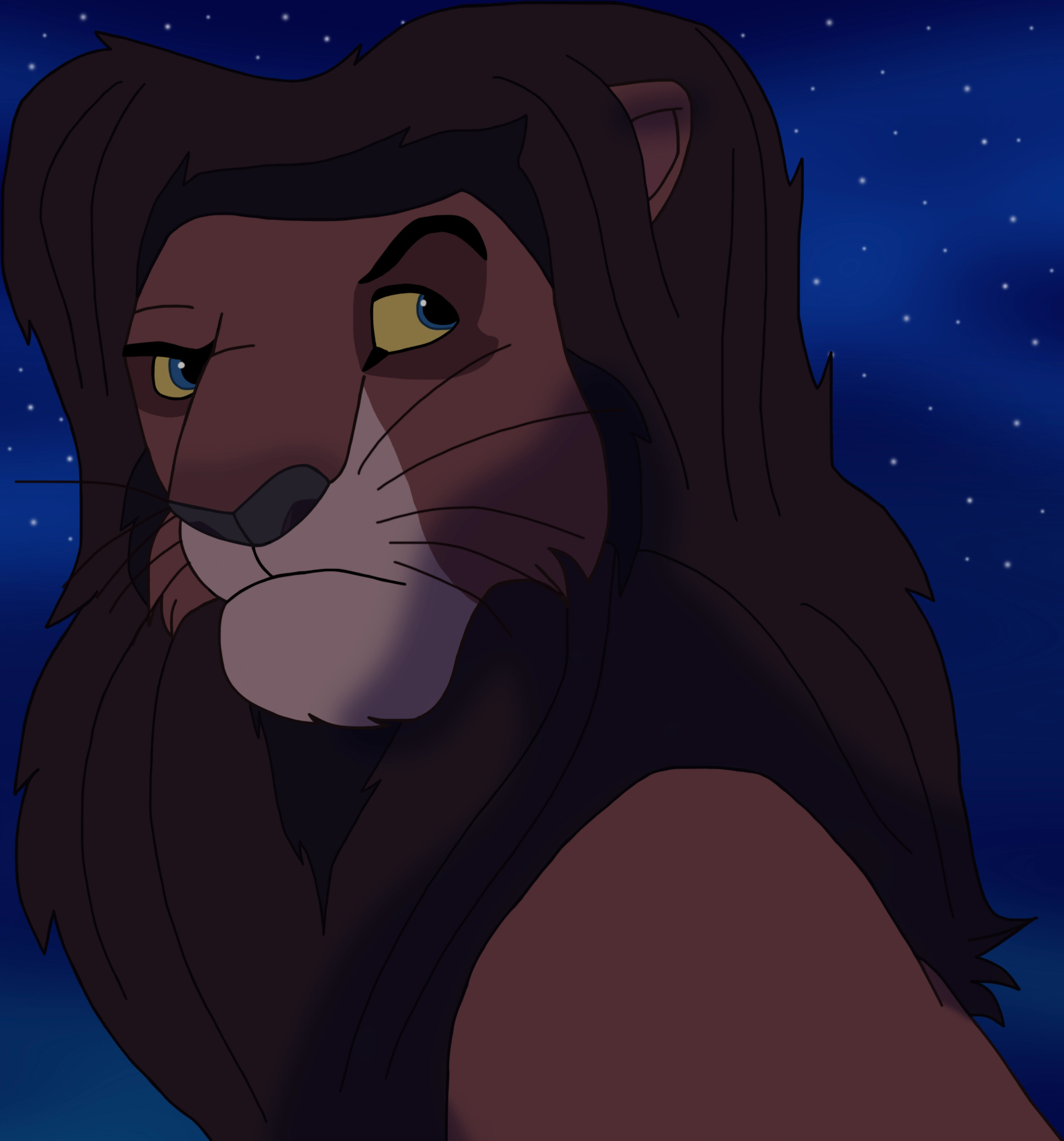Kuro (Chronicles of a Pride) | The Lion King Fanon Wiki | Fandom