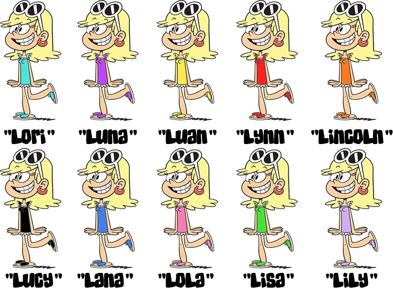 loud house characters coloring pages