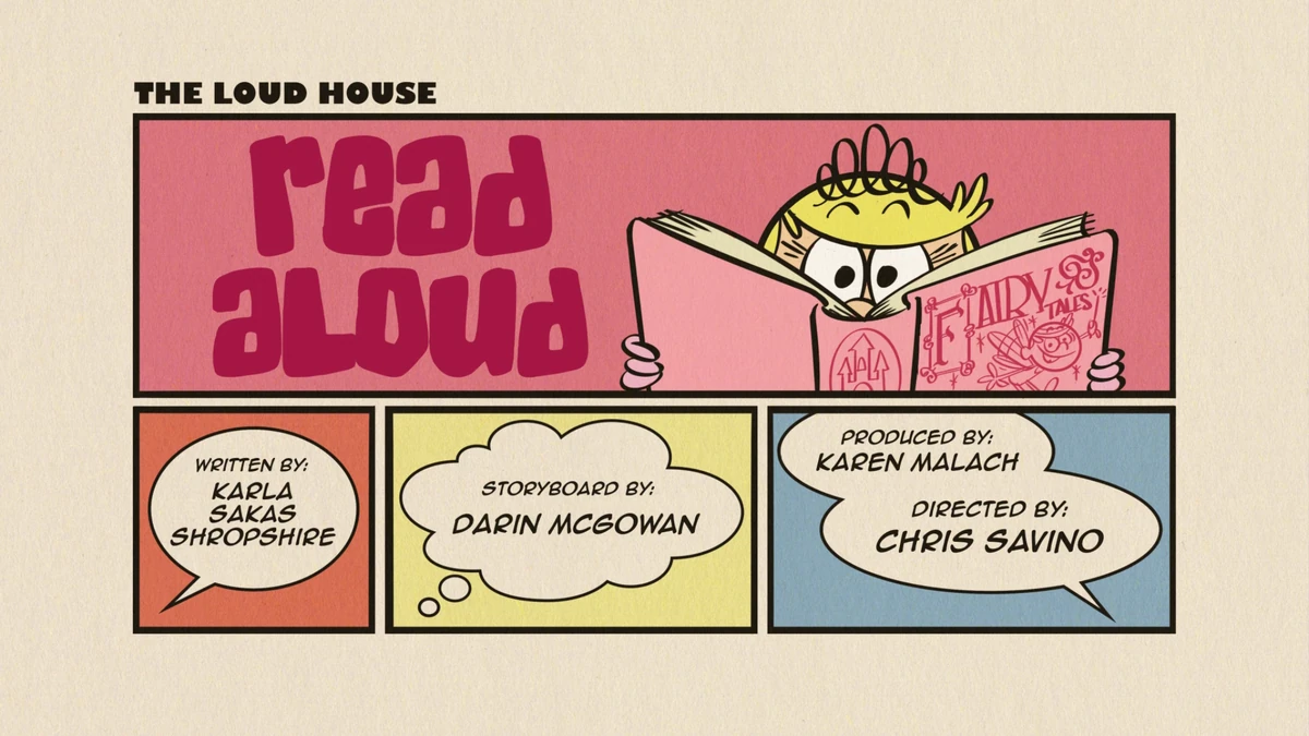 Read Aloud | The Loud House Encyclopedia | Fandom