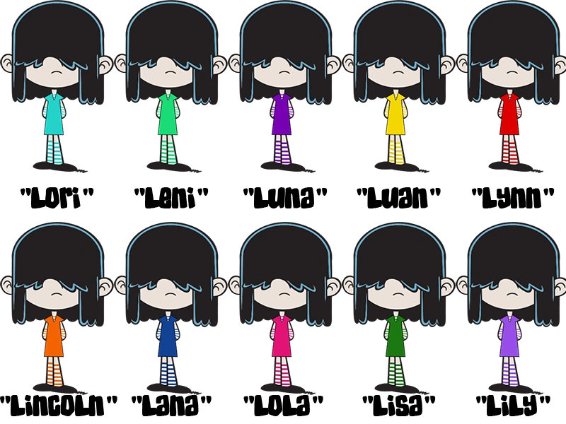 User blog:Weavillain/POLL: Lucy Loud "Color Swap" | The Loud House ...