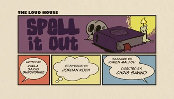 Spell It Out | The Loud House Encyclopedia | Fandom