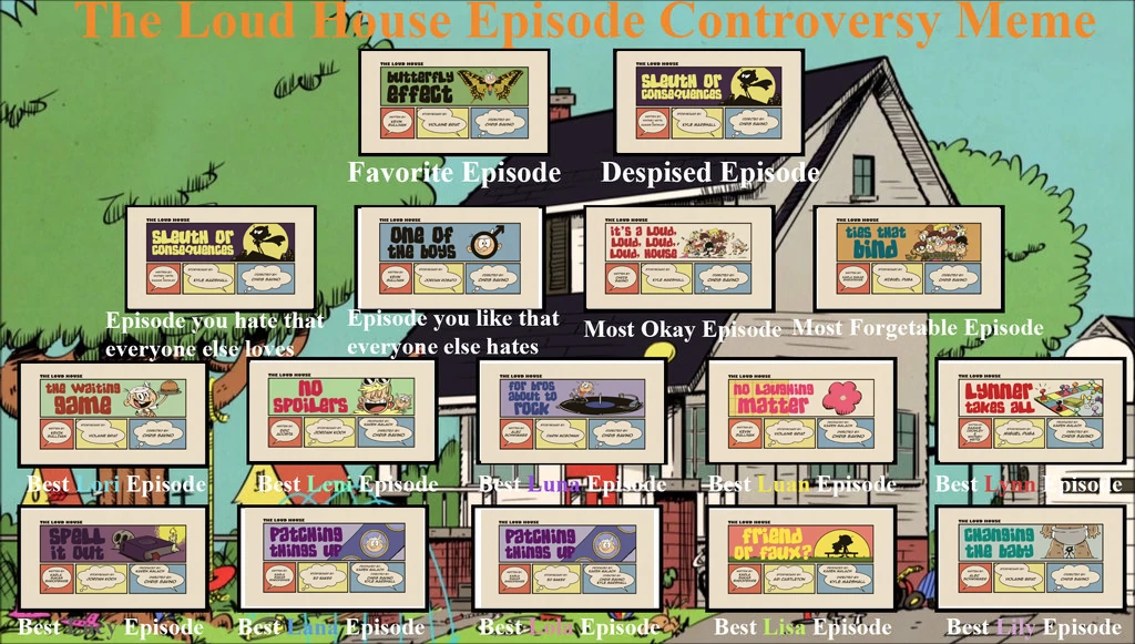 User blog:Thomperfan/Loud House episode controversy meme (my version) | The Loud House ...