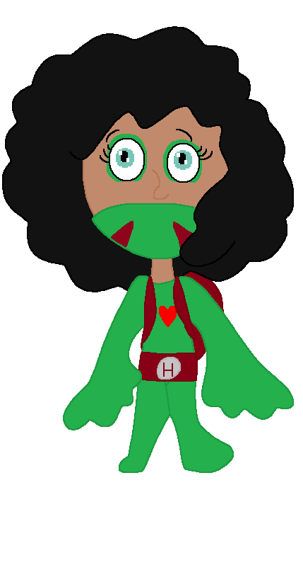 Hana The Green Afro Kunoichi | The Mario Fanon Wiki | Fandom