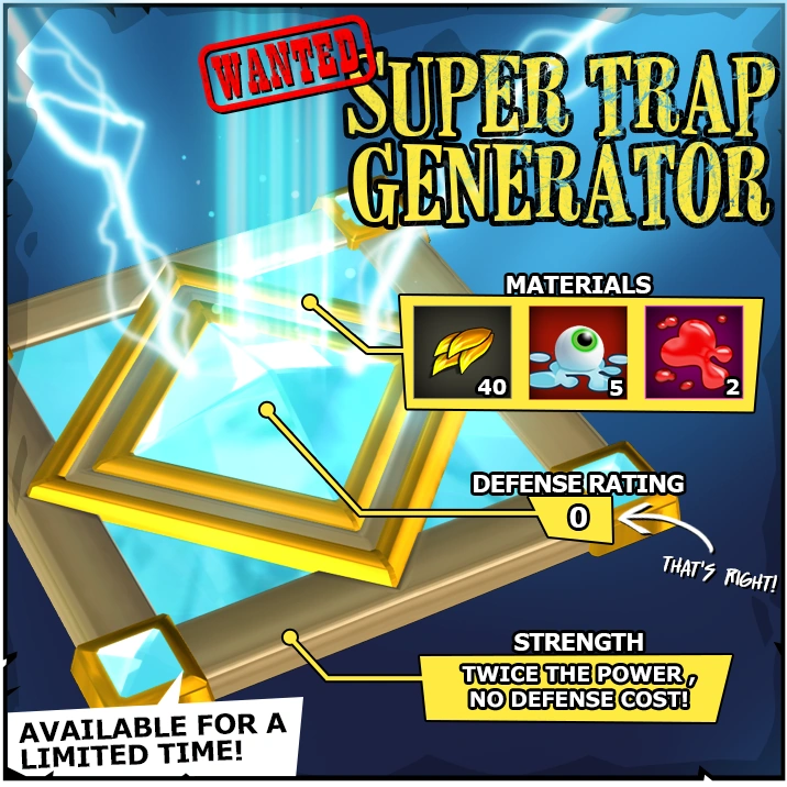 Super Trap Generator | The Mighty Quest for Epic Loot Wiki | Fandom