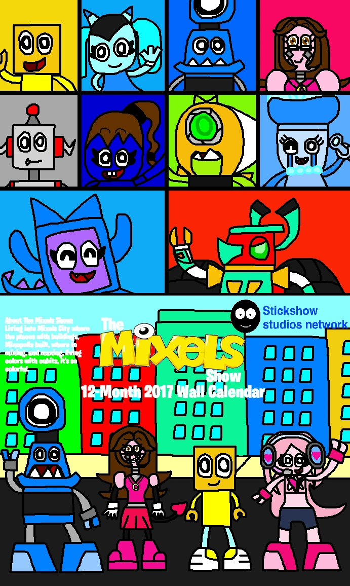 The Mixels Show: 2017 Wall Calendar | The Mixels Show Wiki | Fandom
