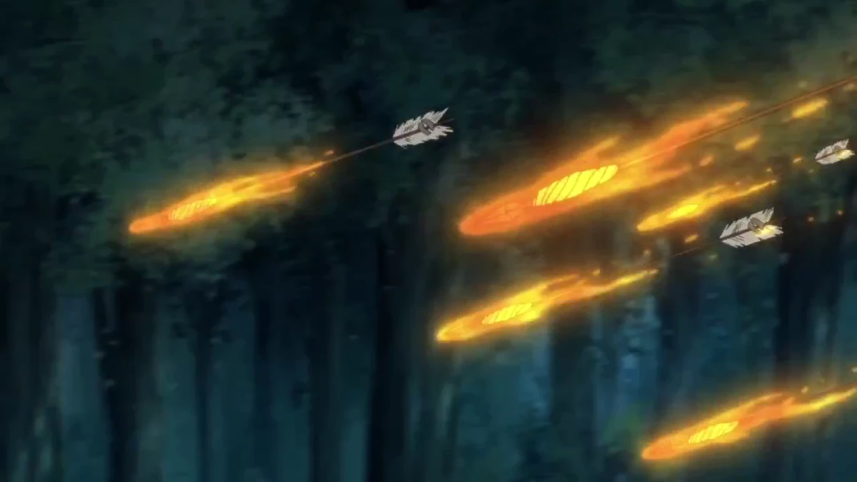 Fire Release: Flaming Arrows | Naruto Fanon Wiki | Fandom