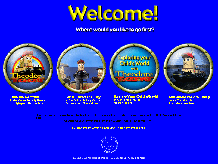 The Official Website | Theodore Tugboat Wiki | Fandom