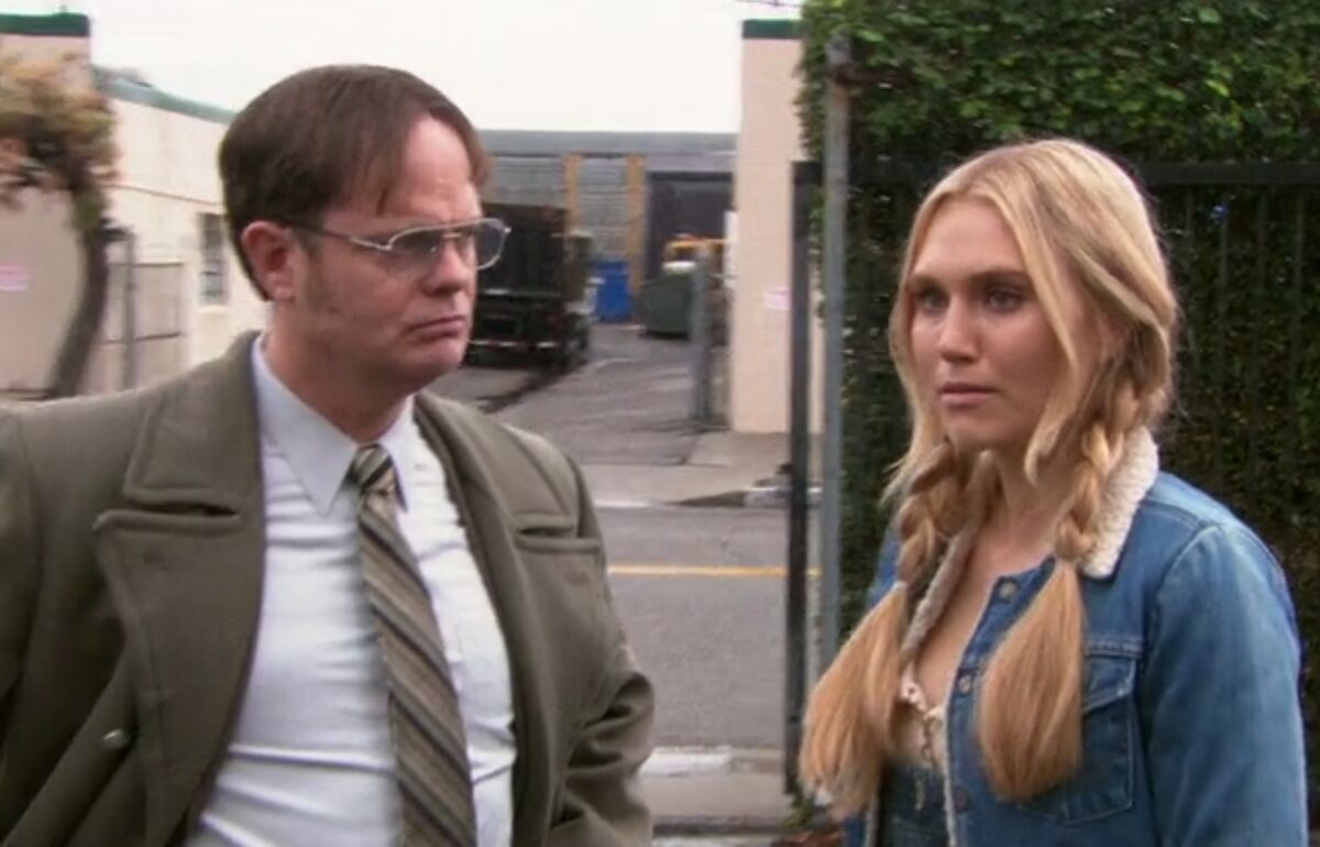 Dwight Esther Relationship Dunderpedia The Office Wiki Fandom