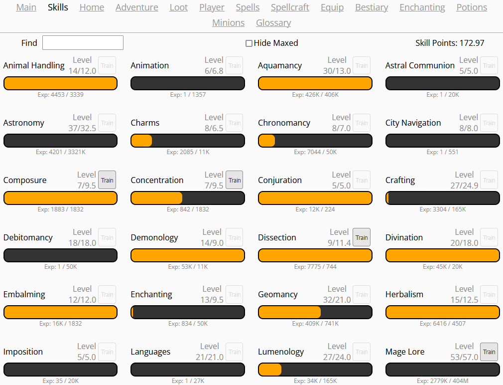 Skills | Theory of magic Wiki | Fandom