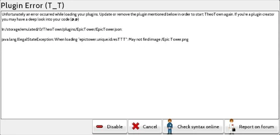Error and Messages | Theotown Wikia | Fandom