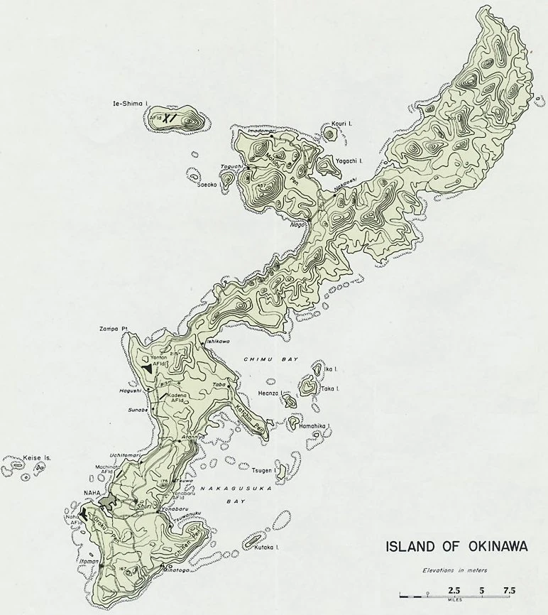 Ryukyu Islands Map