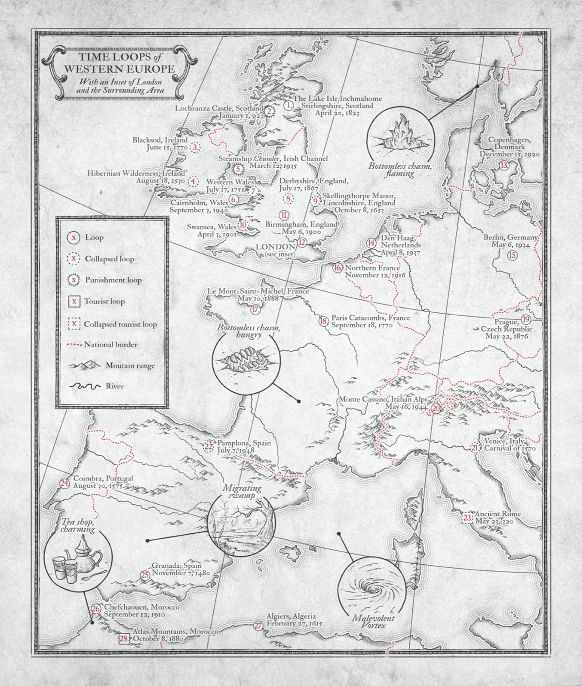 Map of Days | The Peculiar Children Wiki | Fandom