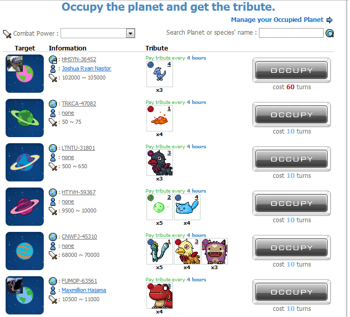 Occupy | The Planet That Have Many Creatures Wiki | Fandom