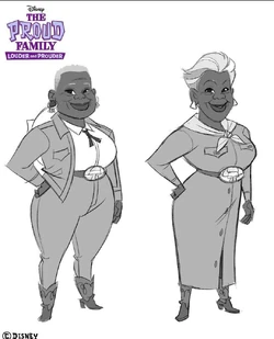 the proud family coloring pages