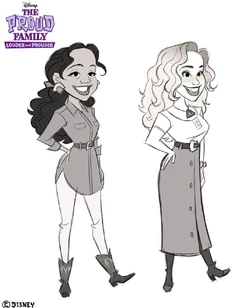 the proud family coloring pages