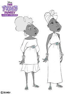 penny proud family coloring pages