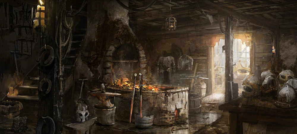 Blacksmith Concept Art