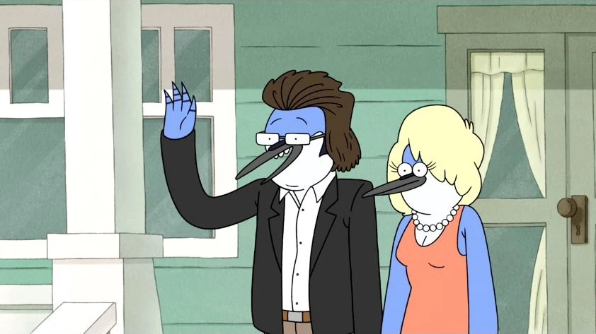 Regular Show Mordecai And Rigby Parents