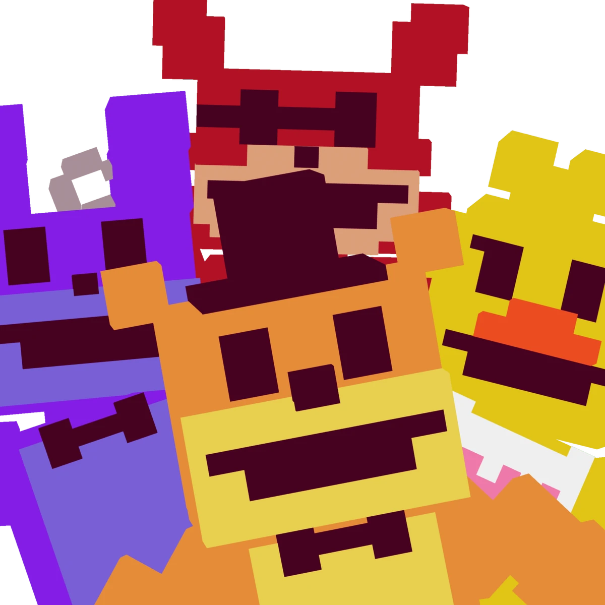 8-Bit Stars Freddy & The Sprites of '24 | The Pizzeria Roleplay ...