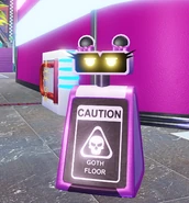 Wet Floor Sign Goth | The Pizzaria Roleplay: Remastered Wiki | Fandom