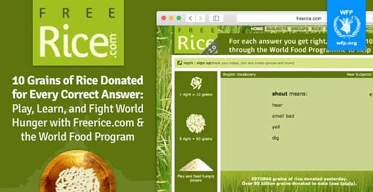 Freerice | The Retirement Home Wiki | Fandom