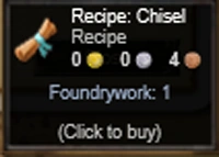 Recipe: Chisel | Therian saga Wiki | Fandom