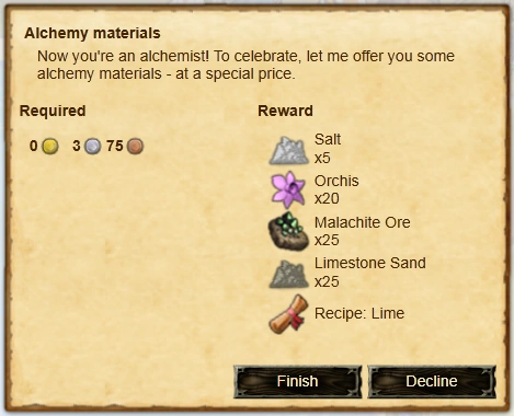 Alchemy materials | Therian saga Wiki | Fandom