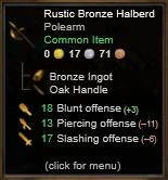 Rustic Bronze Halberd | Therian saga Wiki | Fandom